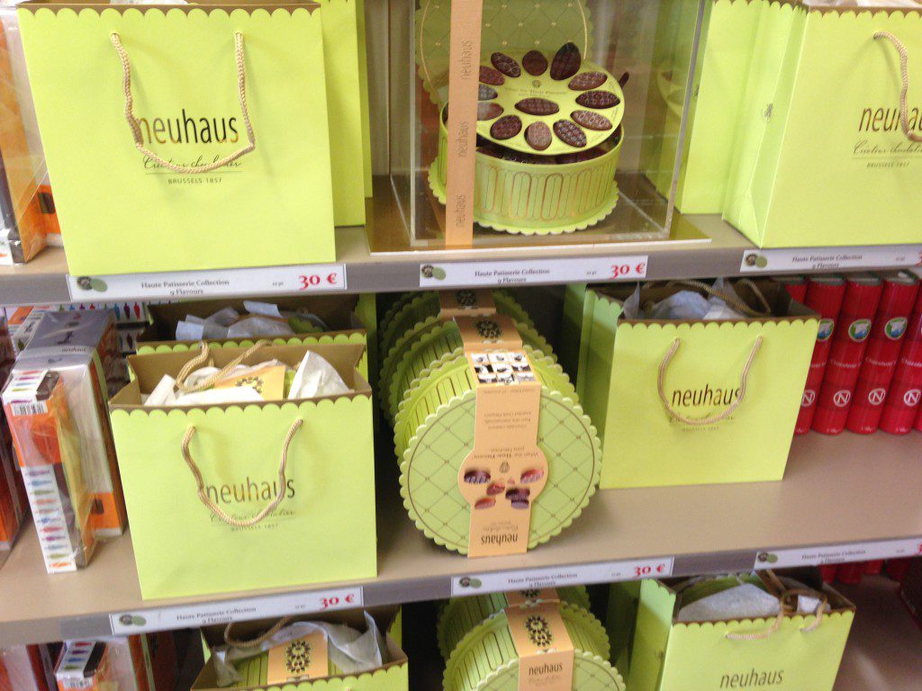 NEUHAUS OUTLET Brussels: the cheap chocolate shop