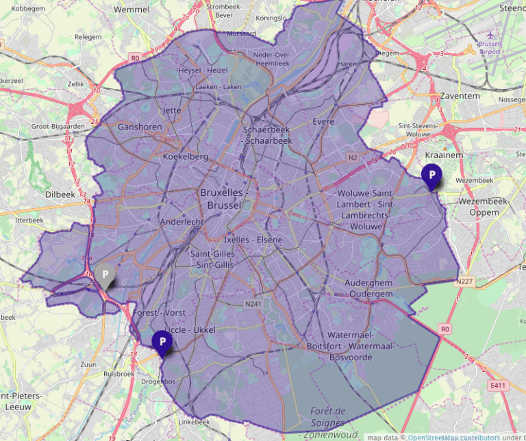 Low Emission Zone Brussels LEZ: Info, Fine, Map, Exemption