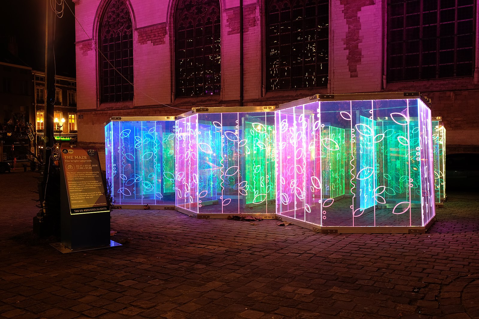 Explore the Magic of Brussels Lights 2023: Light trail, Christmas ...
