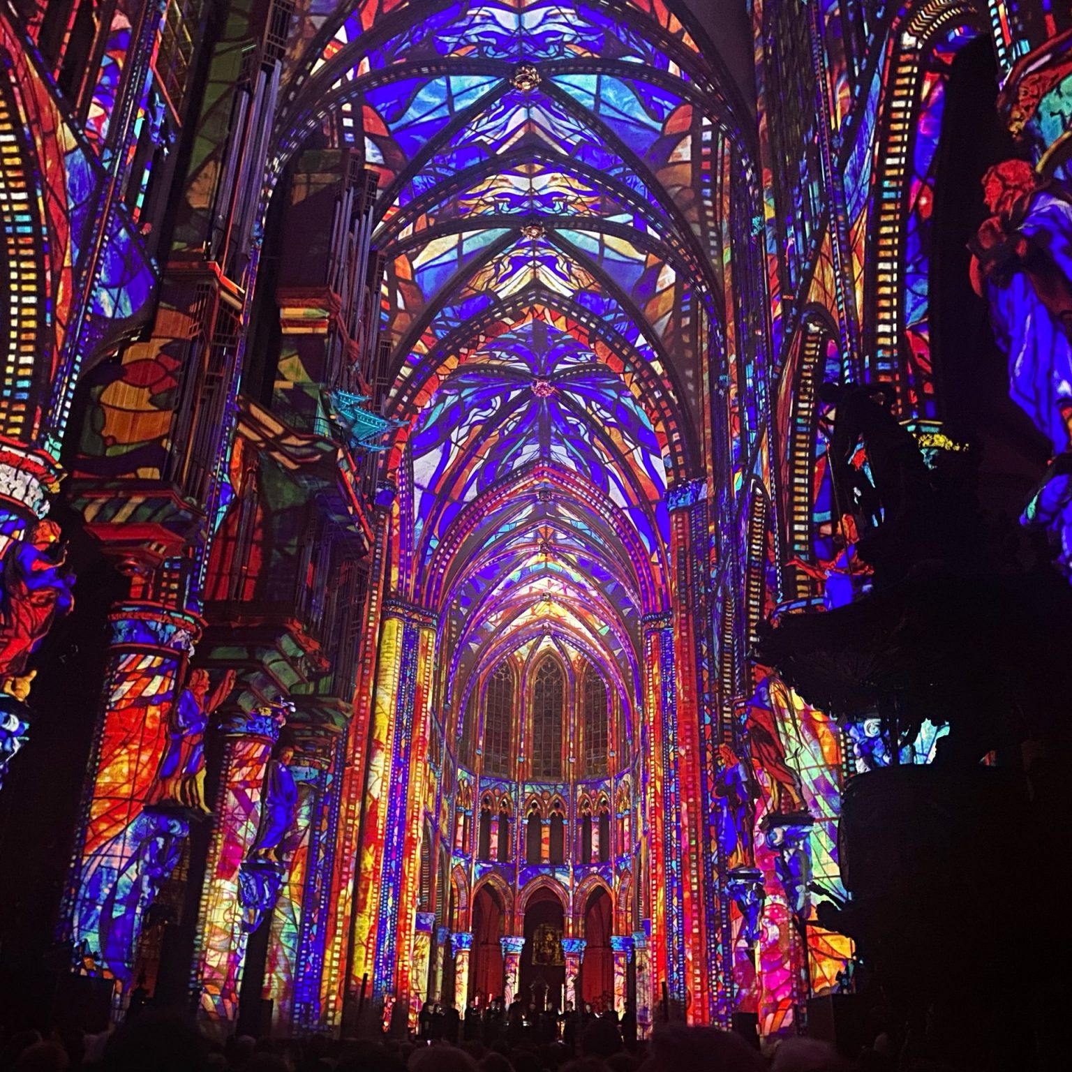 The most impressive light show we've ever seen in Brussels ...